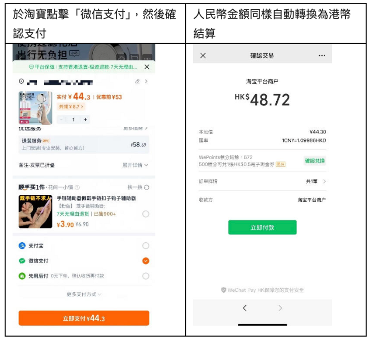 WeChat Pay HK全面支援淘寶：港幣結算、免手續費、包郵到港｜攜手Visa推出總值高達HK$120優惠 - 香港財經時報 HKBT