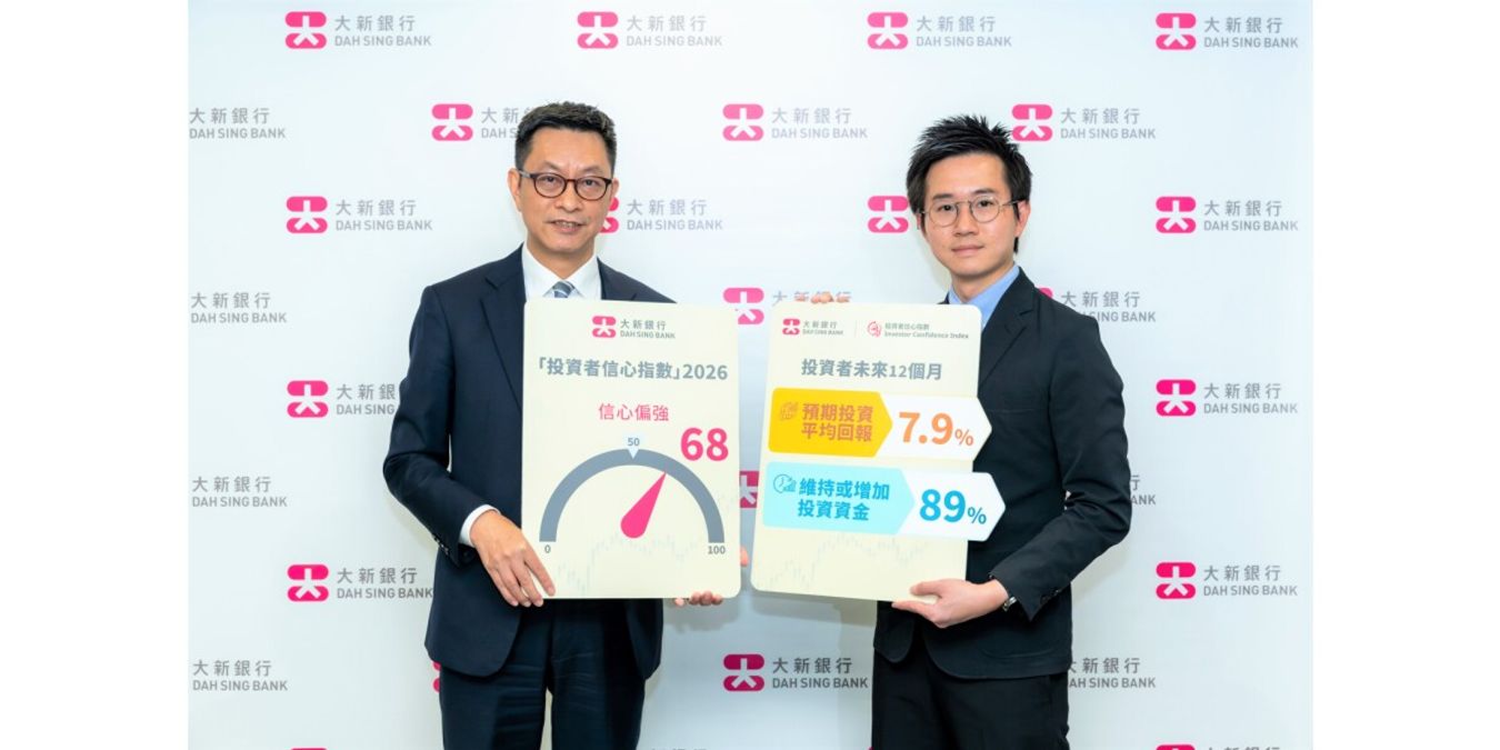大新銀行首次發布「投資者信心指數」 - 香港財經時報 HKBT